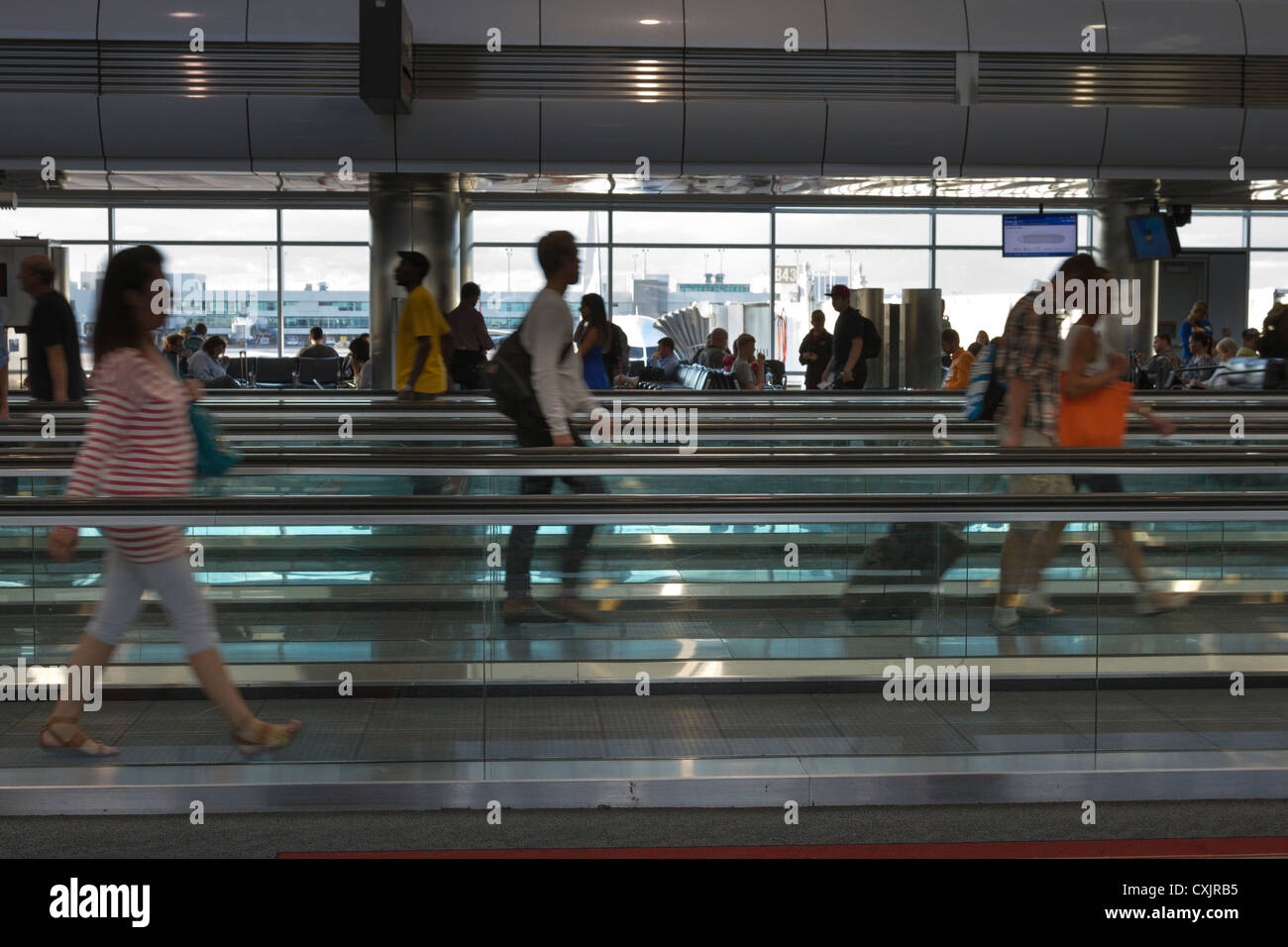 Airport people mover travel hi-res stock photography and images - Alamy