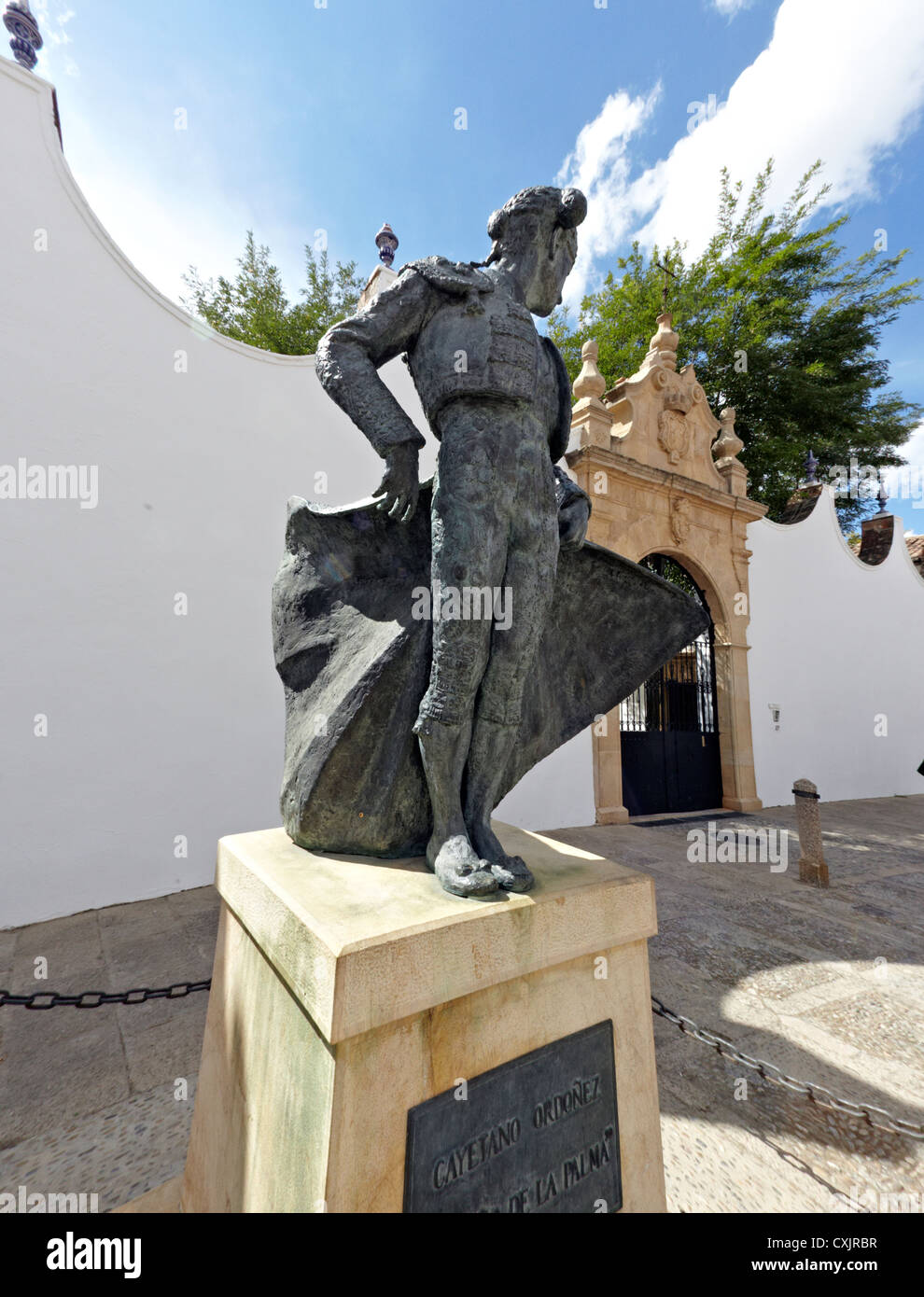 Bronze Statue Of Cayetano Ordonez Matador The Ancient Bullring Ronda ...
