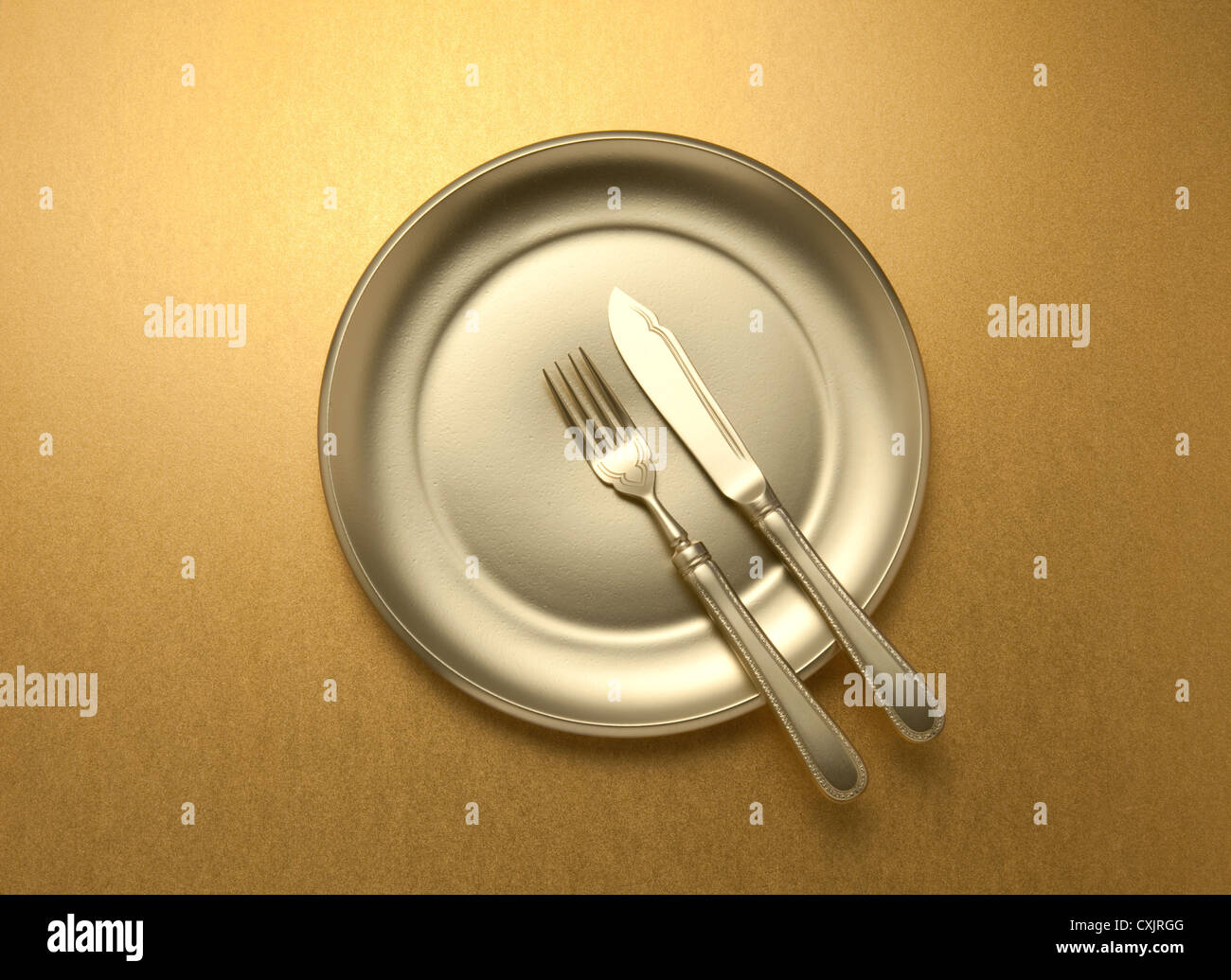 Overhead plate fork hi-res stock photography and images - Alamy