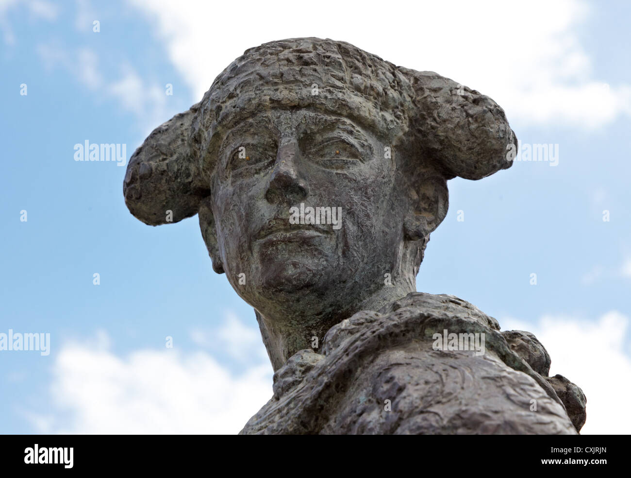 Bronze Statue Of Cayetano Ordonez Matador The Ancient Bullring Ronda ...