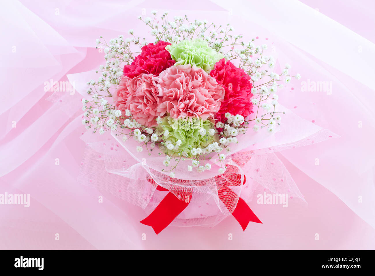Bouquet of carnations Stock Photo - Alamy