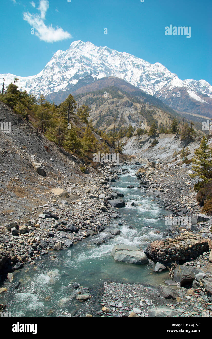 Marsyangdi river, Tibet Stock Photo - Alamy