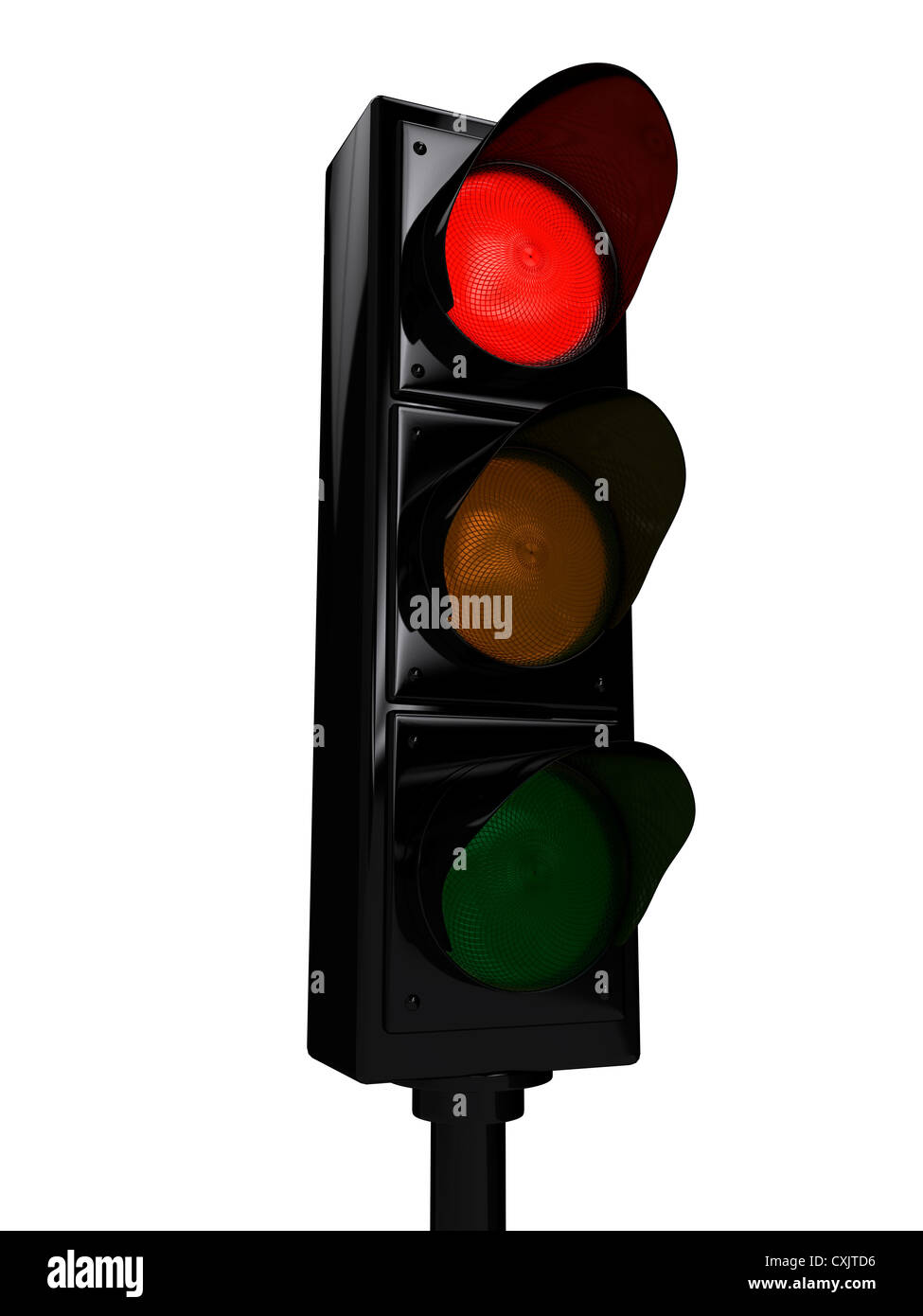 Traffic light white background hi-res stock photography and images - Alamy