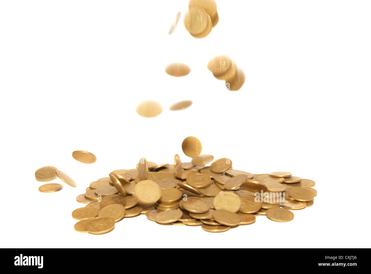 Gold treasure coins hi-res stock photography and images - Alamy