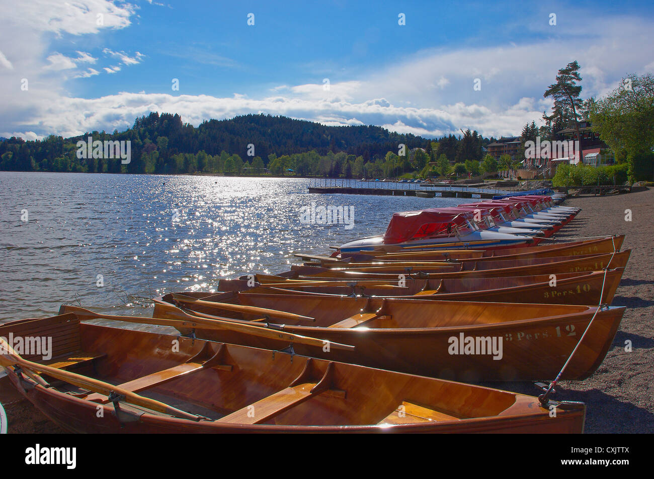 Titisee Lake, Black Forest, Schwarzwald, Baden Wurttemberg, Germany ...