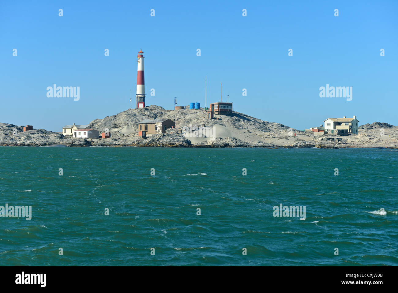 Diaz Point lighthouse, Luderitz, Namibia Stock Photo - Alamy