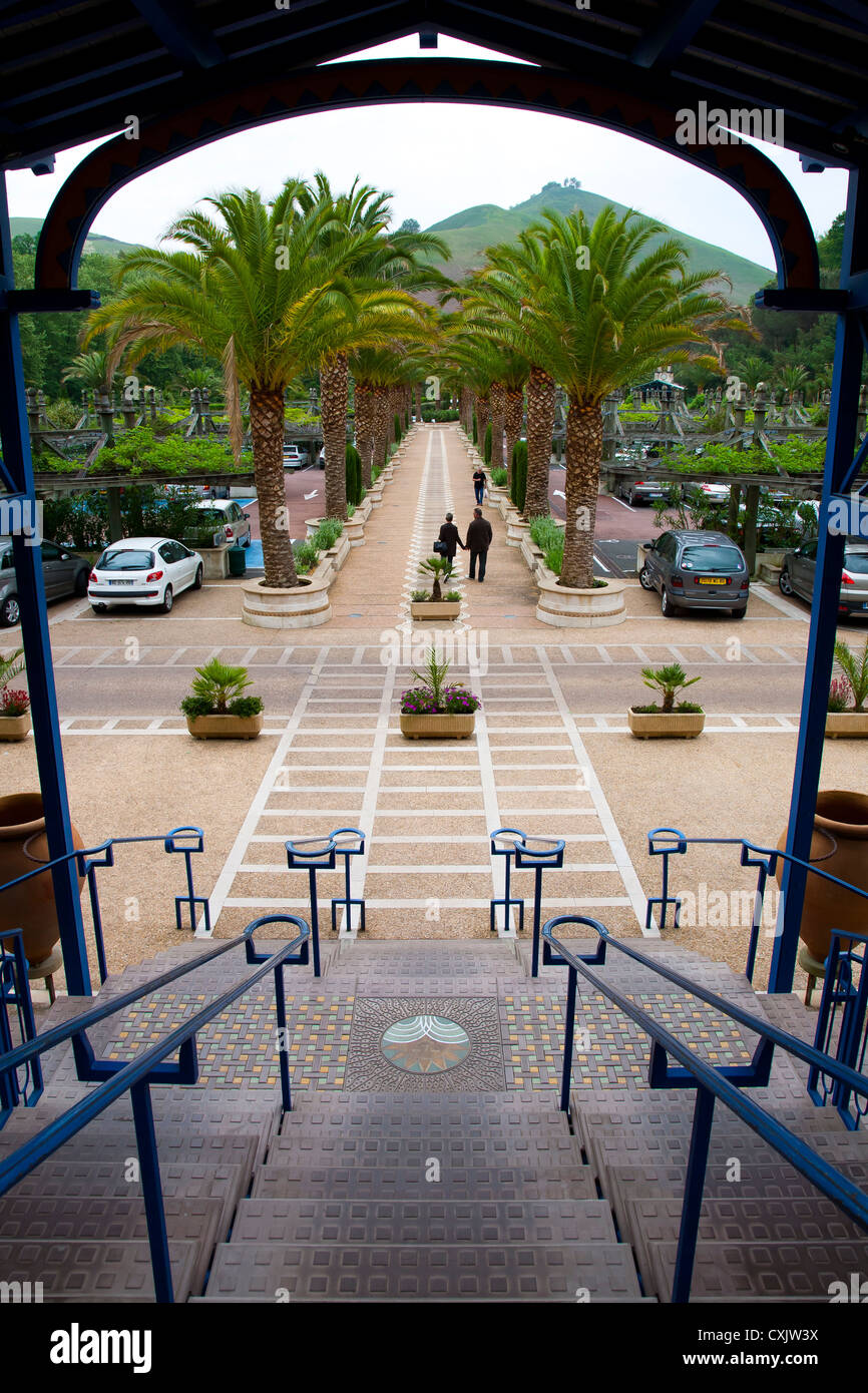 Health resort. Cambo-les-Bains, Labourd, Pyrénées-Atlantiques, France ...