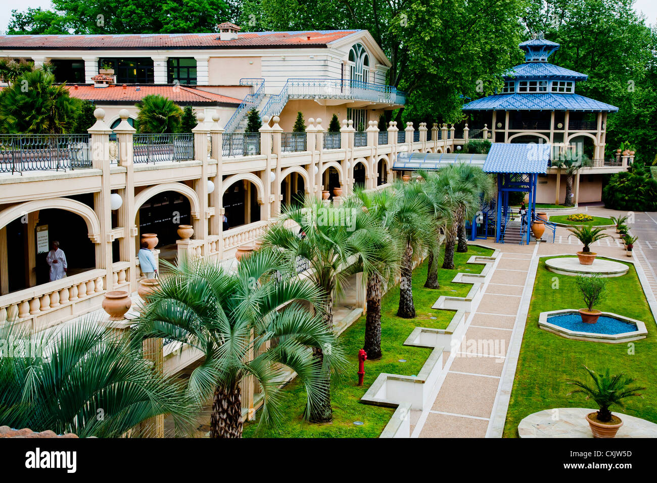 Health resort. Cambo-les-Bains, Labourd, Pyrénées-Atlantiques, France ...