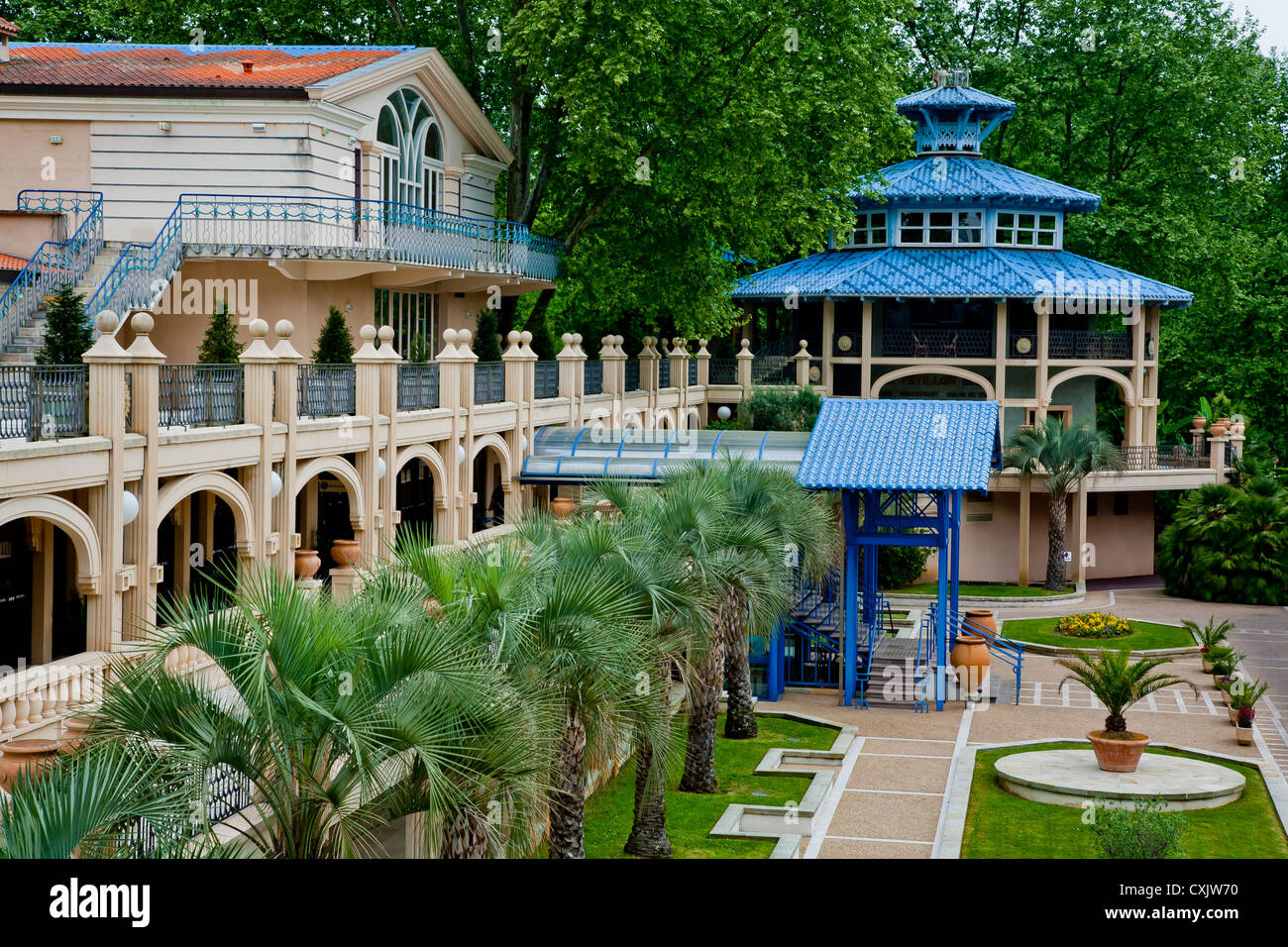 Health resort. Cambo-les-Bains, Labourd, Pyrénées-Atlantiques, France ...