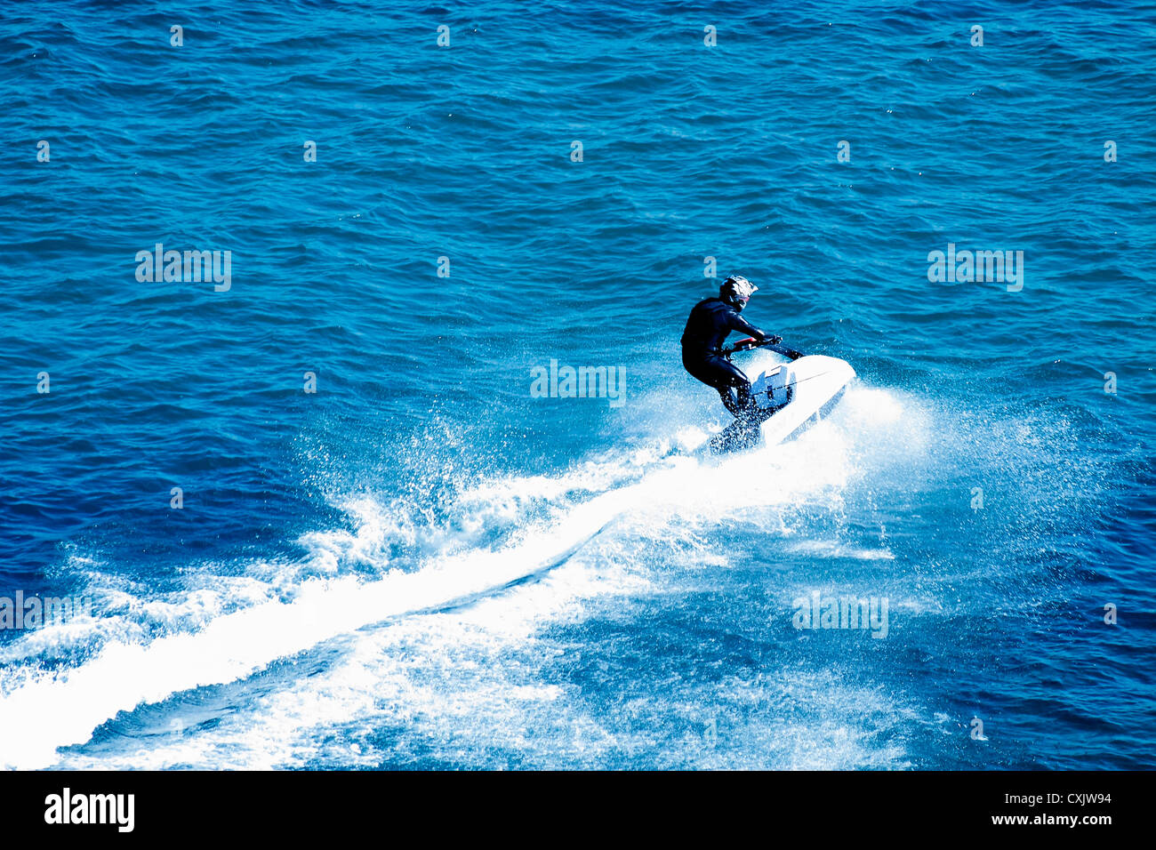 jet-ski fun on a day in sea Stock Photo - Alamy