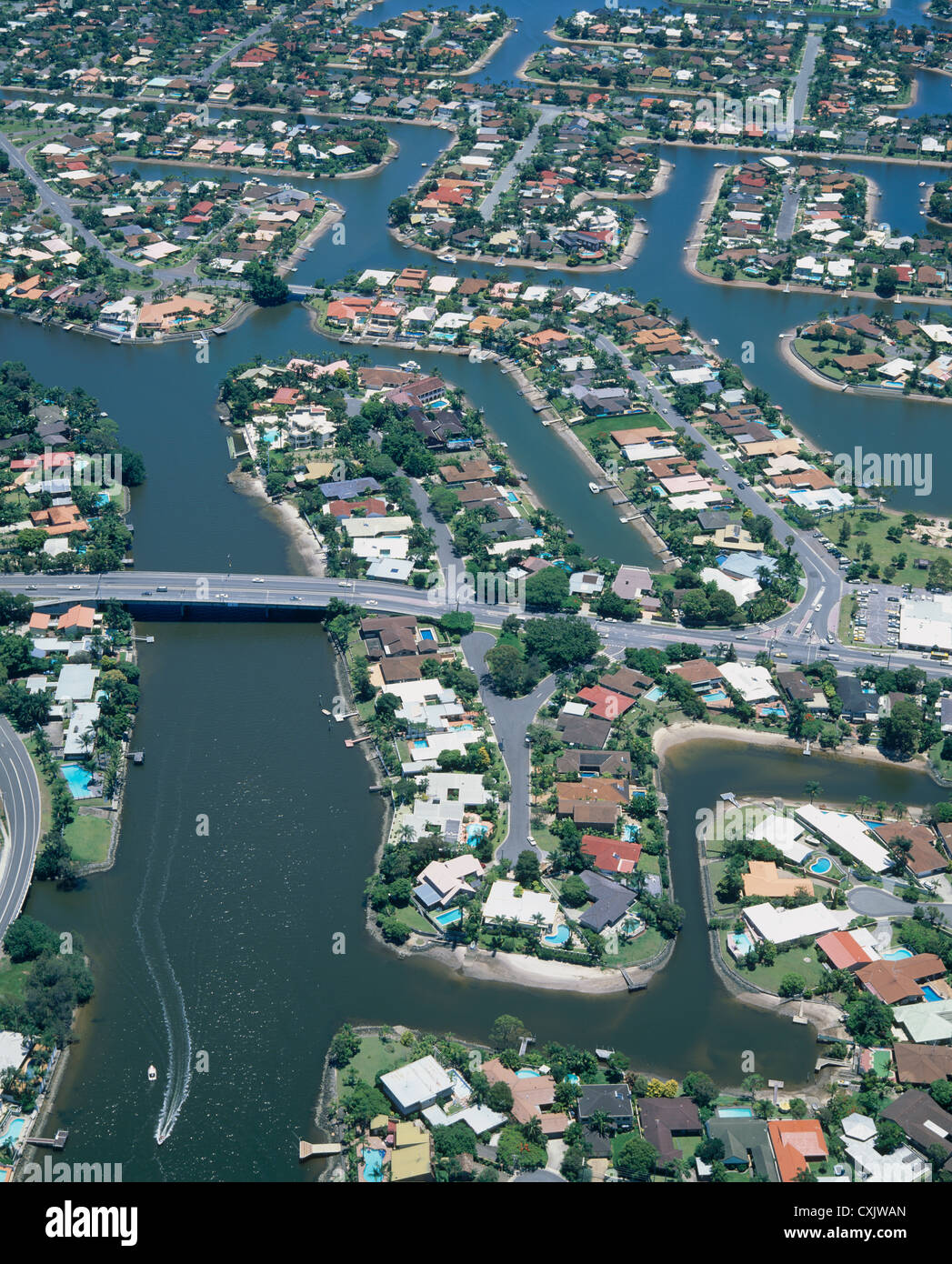 Aerial view of Gold Coast Stock Photo - Alamy