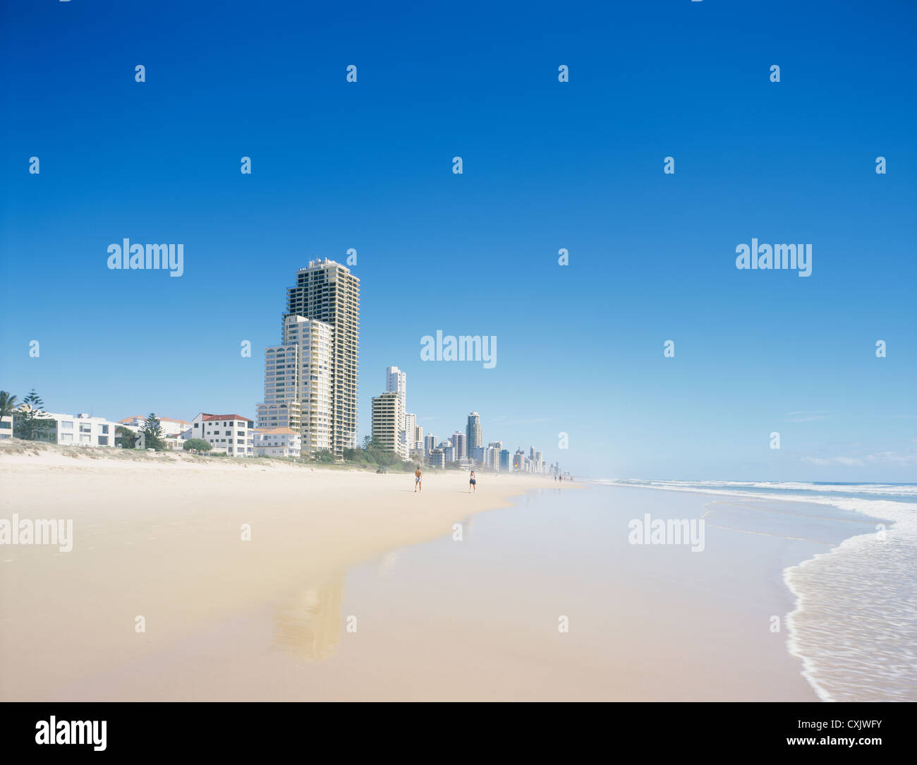 Surfers Paradise Beach Stock Photo - Alamy