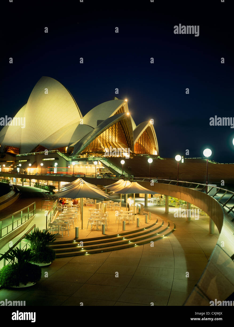 Night view of the Opera House Stock Photo - Alamy