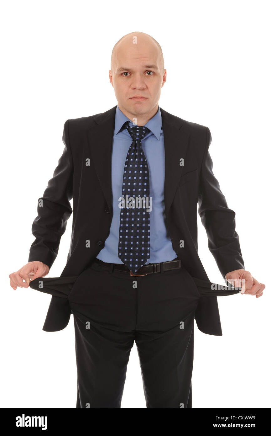 Business man empty hand suit Cut Out Stock Images & Pictures - Alamy