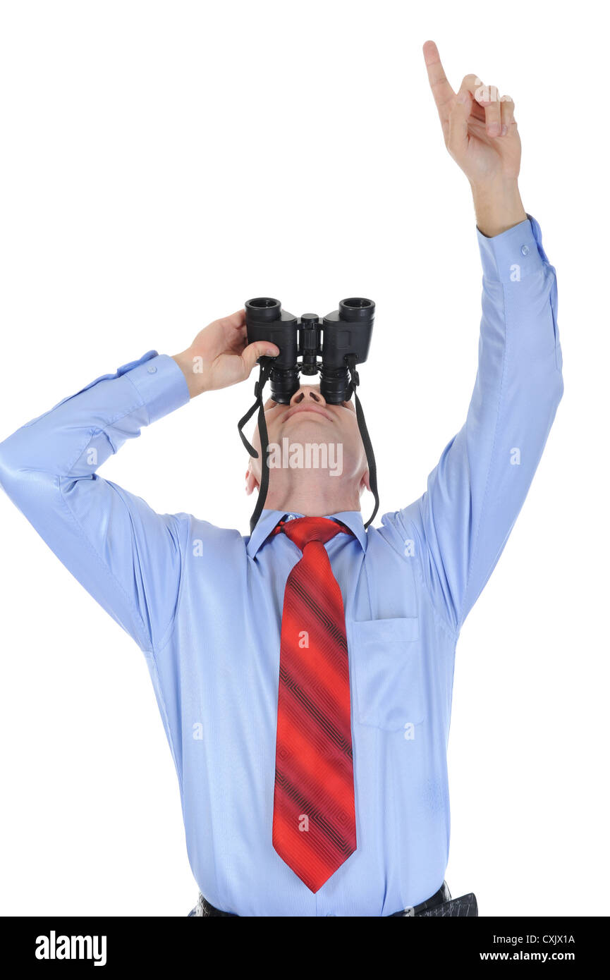 Businessman looking through binoculars Stock Photo - Alamy Businessman looking through binoculars Stock Photo - Alamy