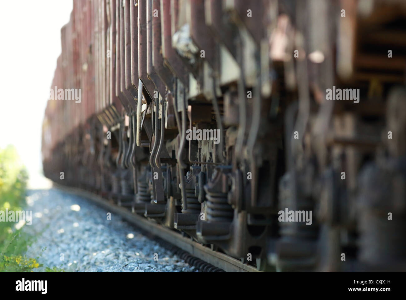 Goods train hi-res stock photography and images - Alamy
