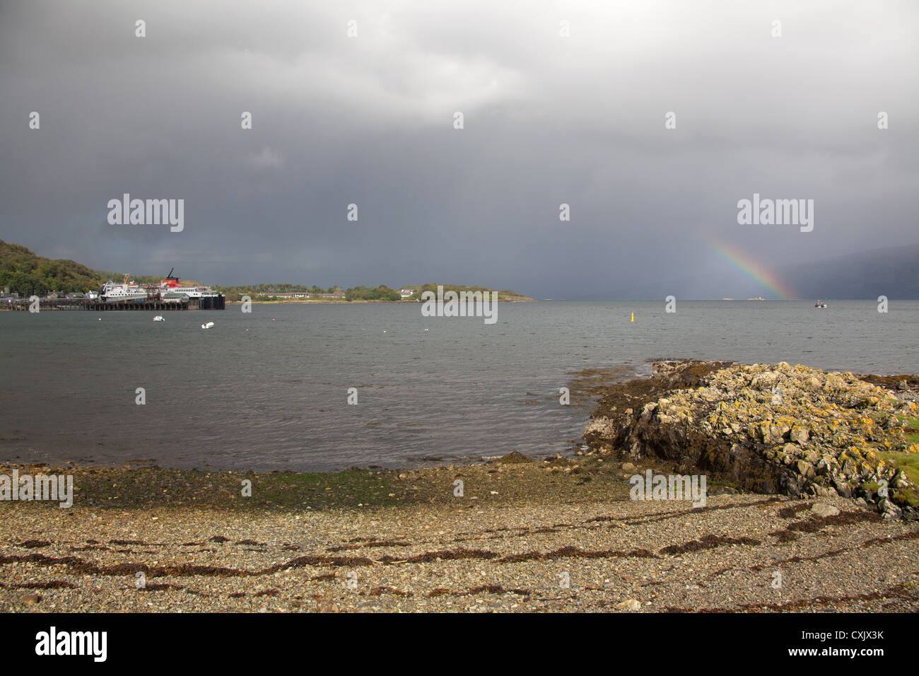 Craignure ferry terminal isle of mull hi-res stock photography and ...