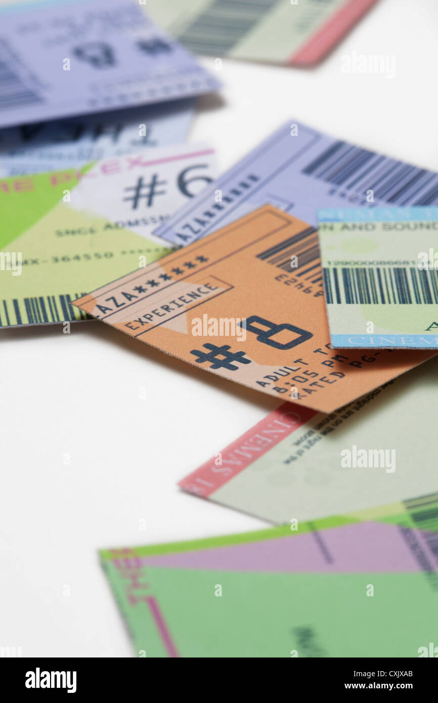 Ticket stubs hi-res stock photography and images - Alamy