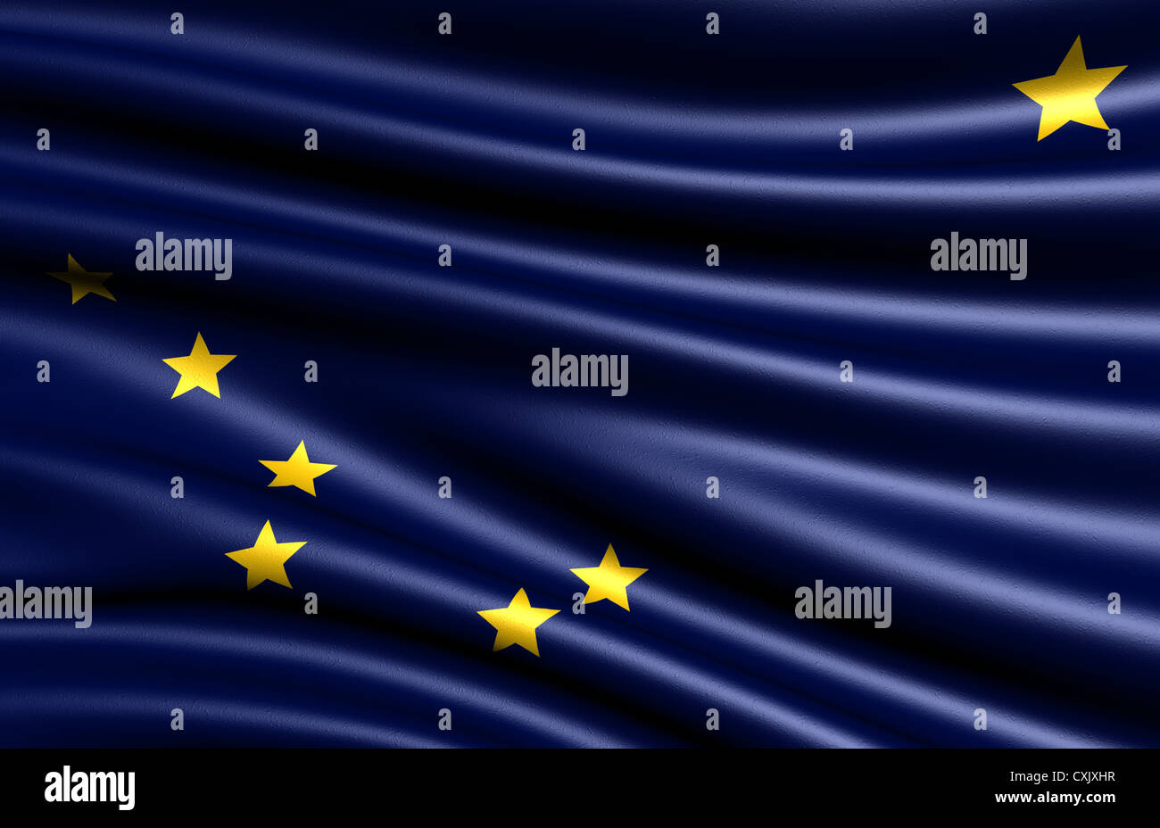 Alaska waving flag hi-res stock photography and images - Alamy