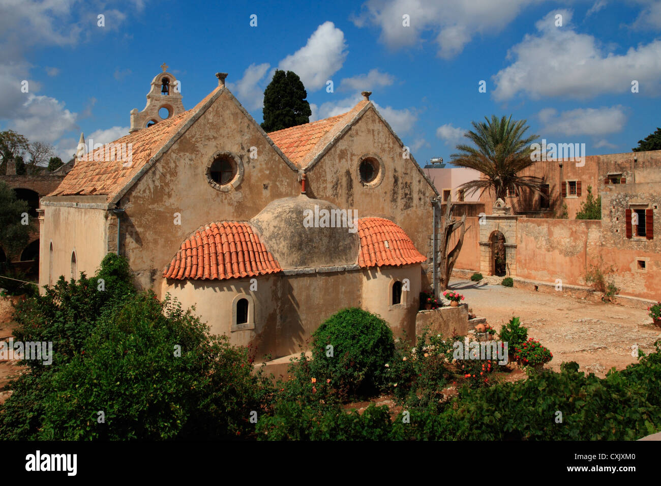 Greece Crete Arkadi monastery Stock Photo - Alamy