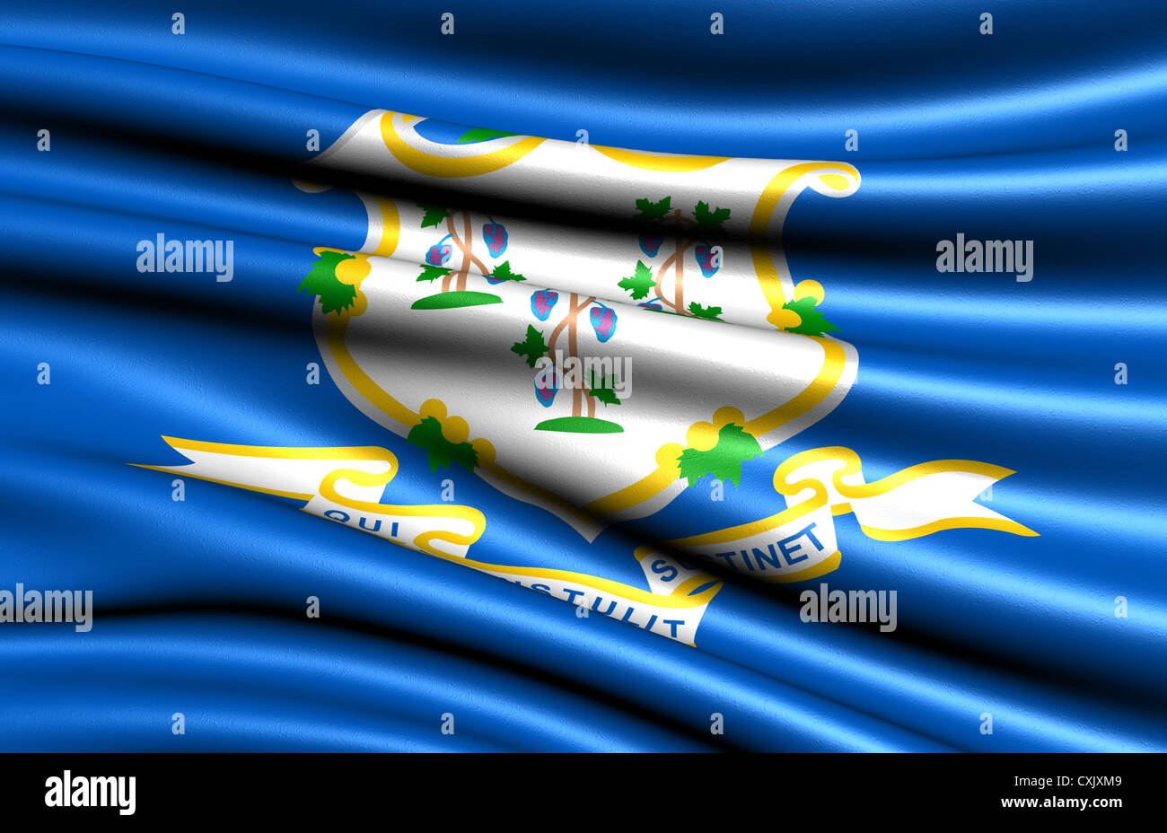Flag of Connecticut Stock Photo - Alamy