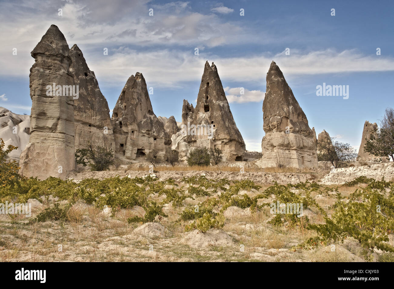 Turkey Cappadocia Fairy Chimney Landscape Stock Photo - Alamy