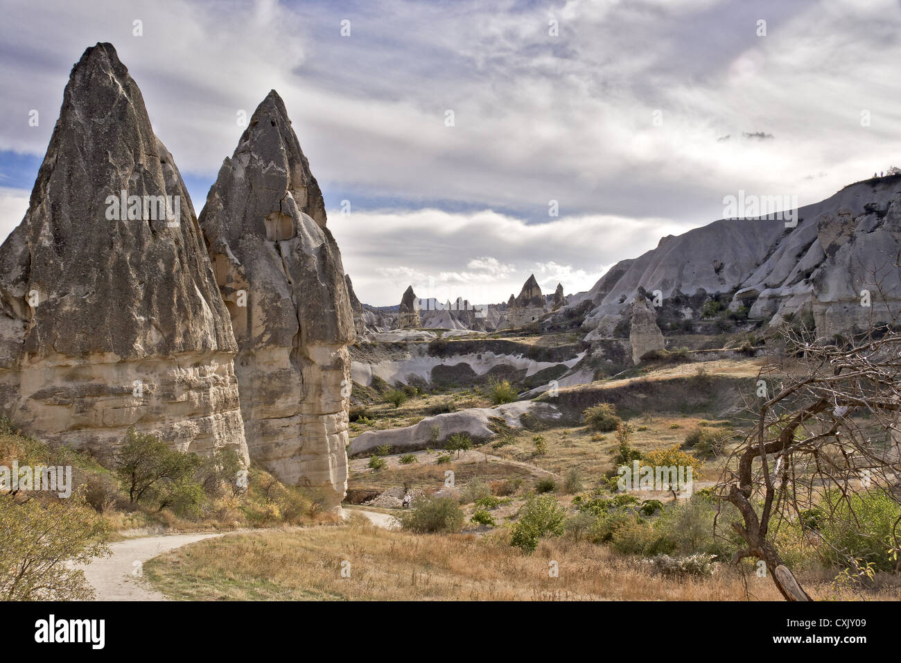 Turkey Cappadocia Fairy Chimney Landscape Stock Photo - Alamy
