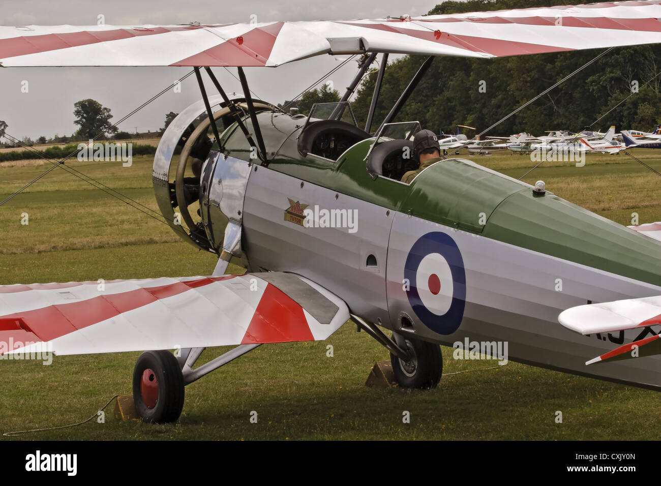 UK Shuttleworth Collection Avro Tutor Stock Photo - Alamy