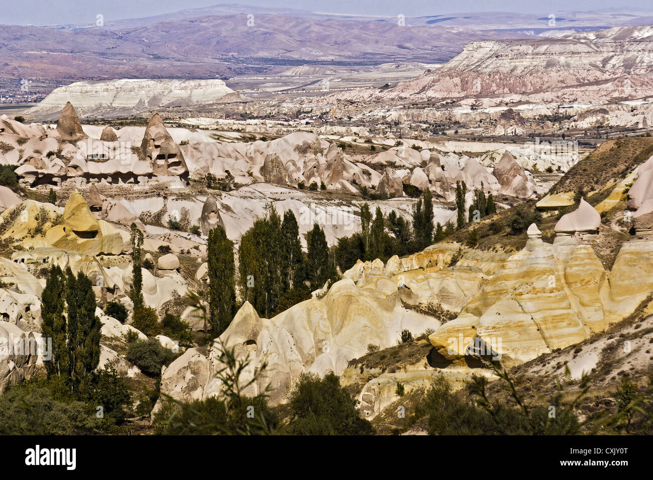 Turkey Cappadocia Rocky Landscape Stock Photo - Alamy