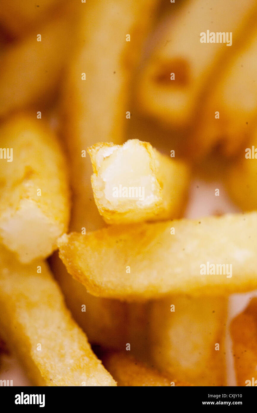 Close up on fried chip potato Stock Photo - Alamy