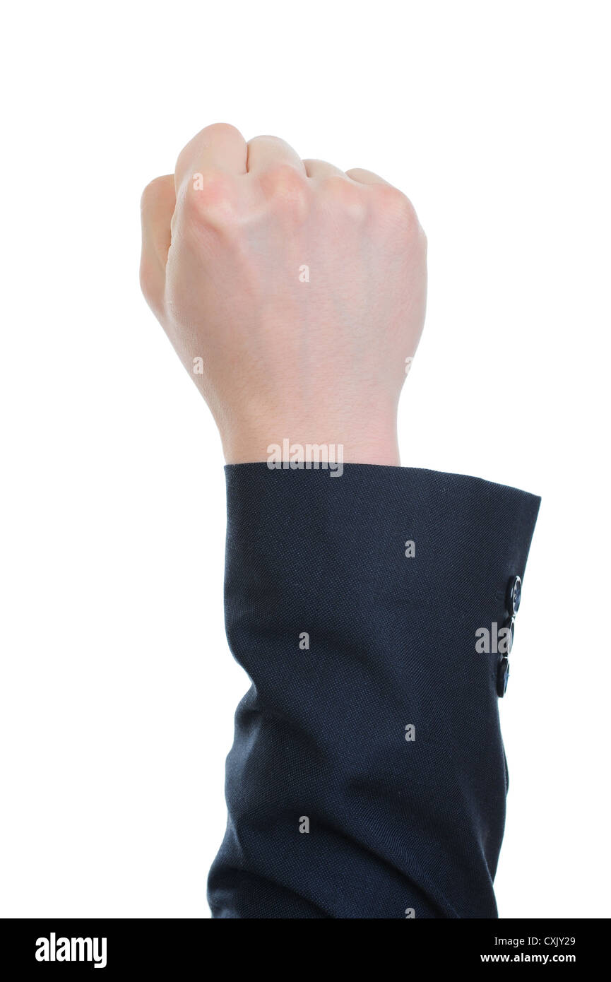 Image of a hands a fist Stock Photo - Alamy