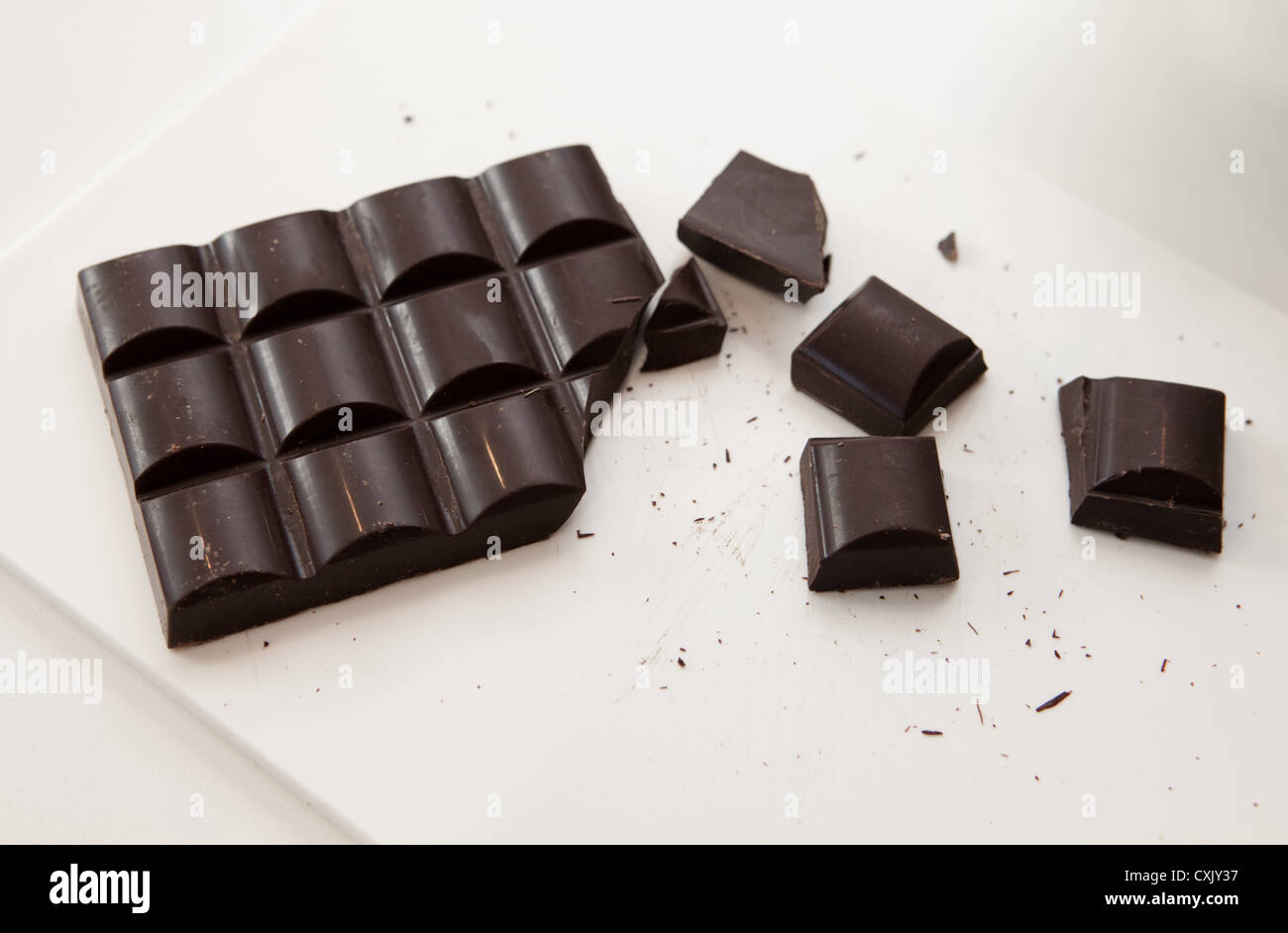 Chocolate Squares High Resolution Stock Photography and Images - Alamy