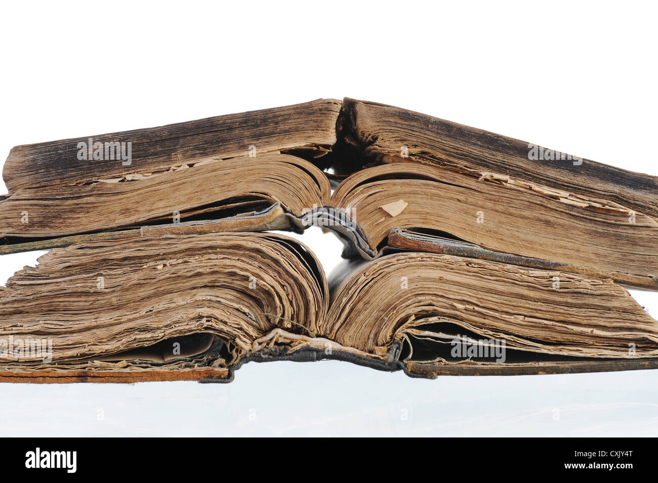 An opened Bible Stock Photo - Alamy