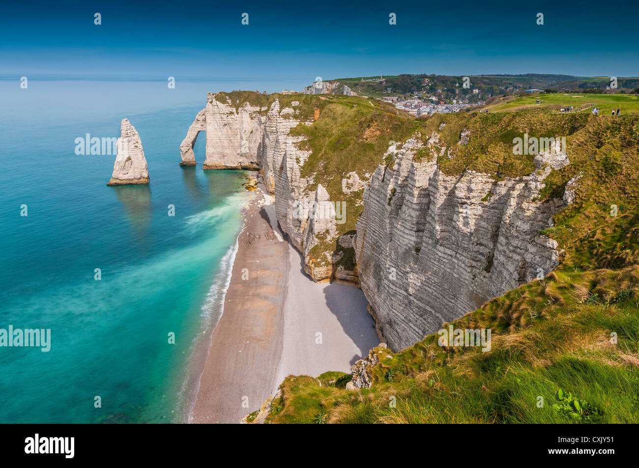 France, Normandy, Coast, Etretat, France, Europe Stock Photo - Alamy