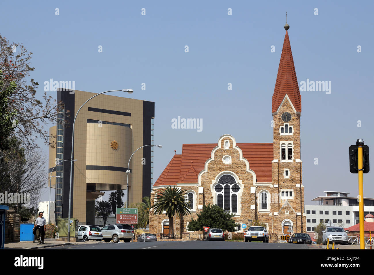 Christ Church (or Christuskirche) and the newly north korean build ...