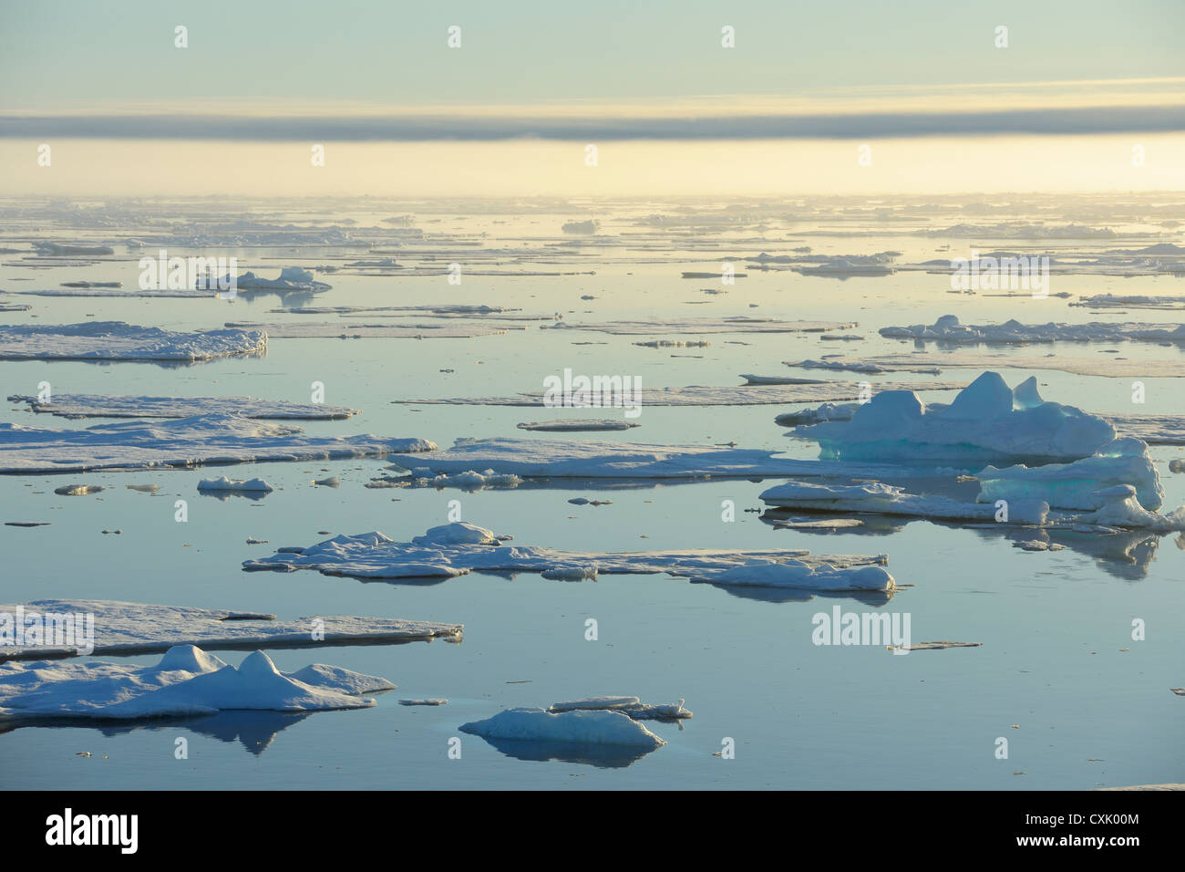 Pack Ice, Greenland Sea, Arctic Ocean, Arctic Stock Photo - Alamy