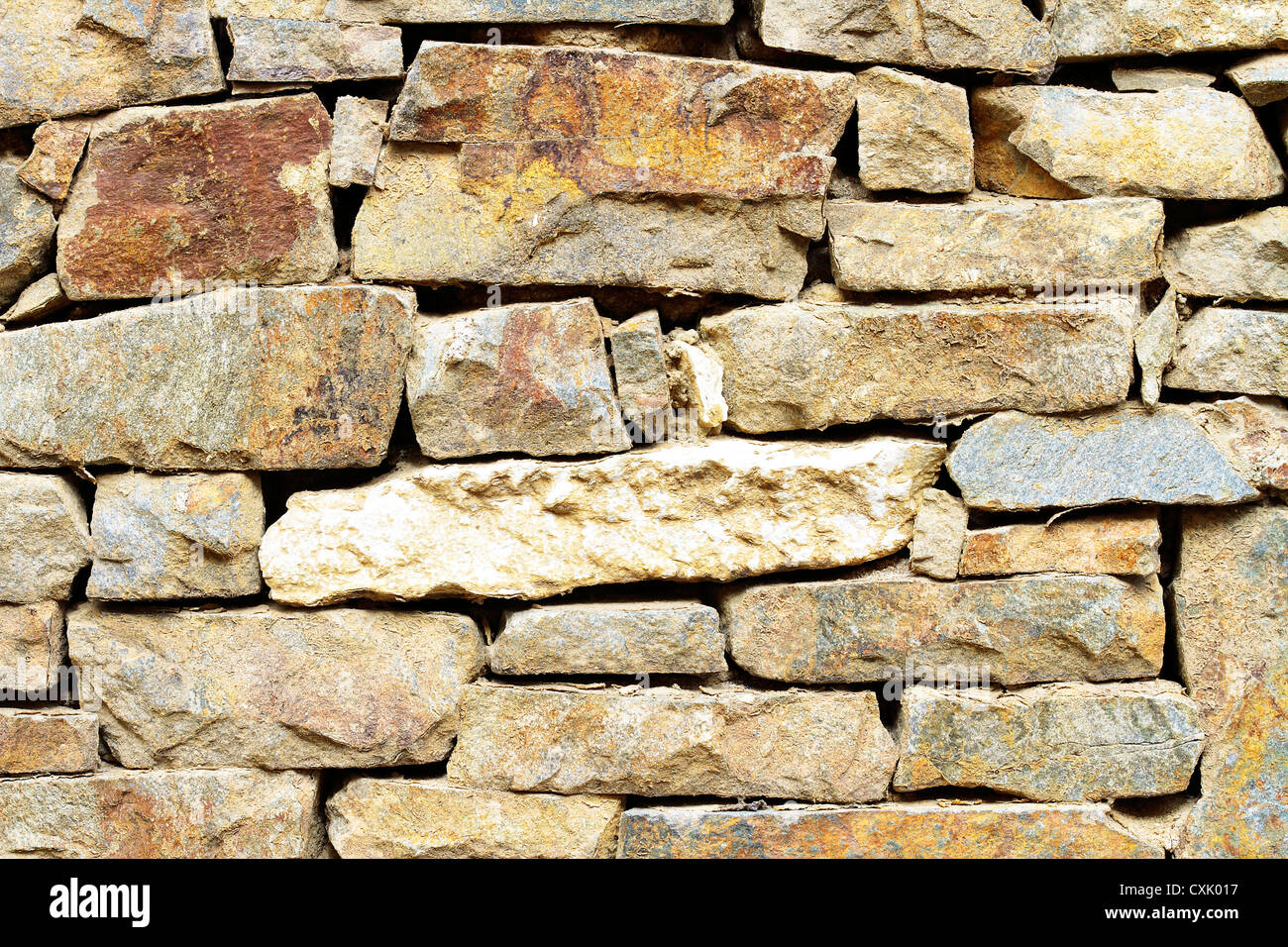 stone wall construction Stock Photo - Alamy