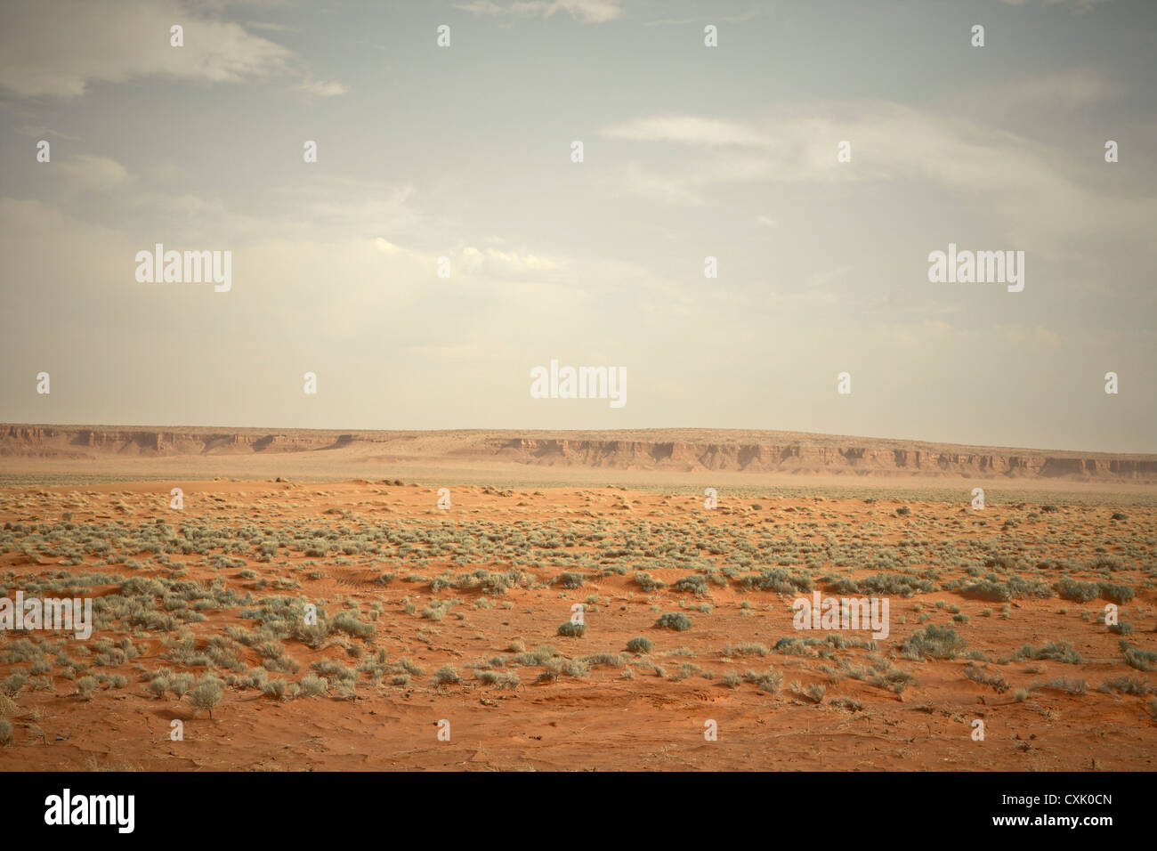 Highway 160 near Mexican Water, Arizona, USA Stock Photo - Alamy