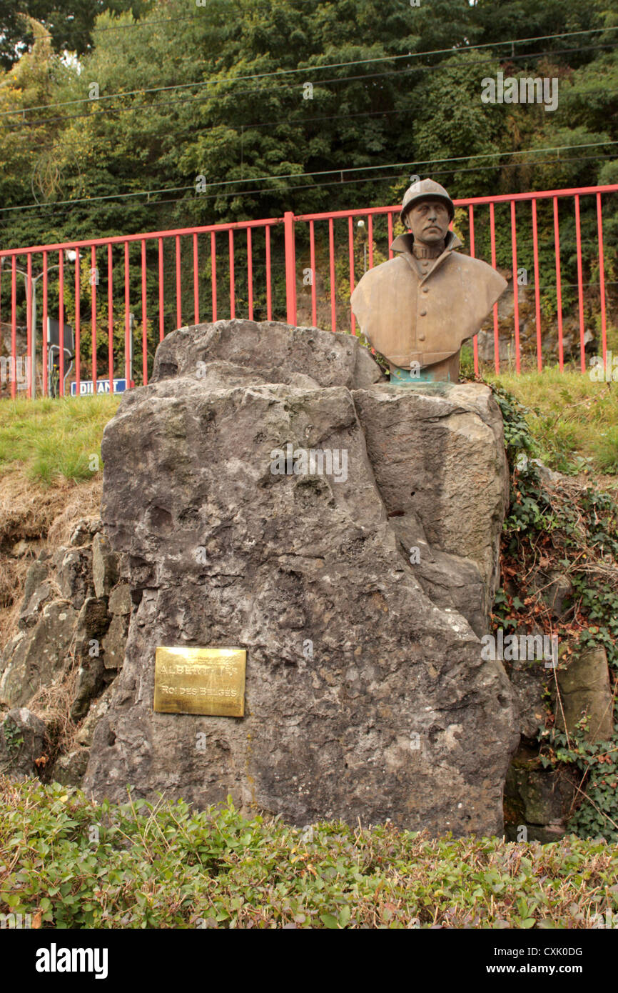 Bust of Albert 1 King of Belgium during ww1 Stock Photo - Alamy