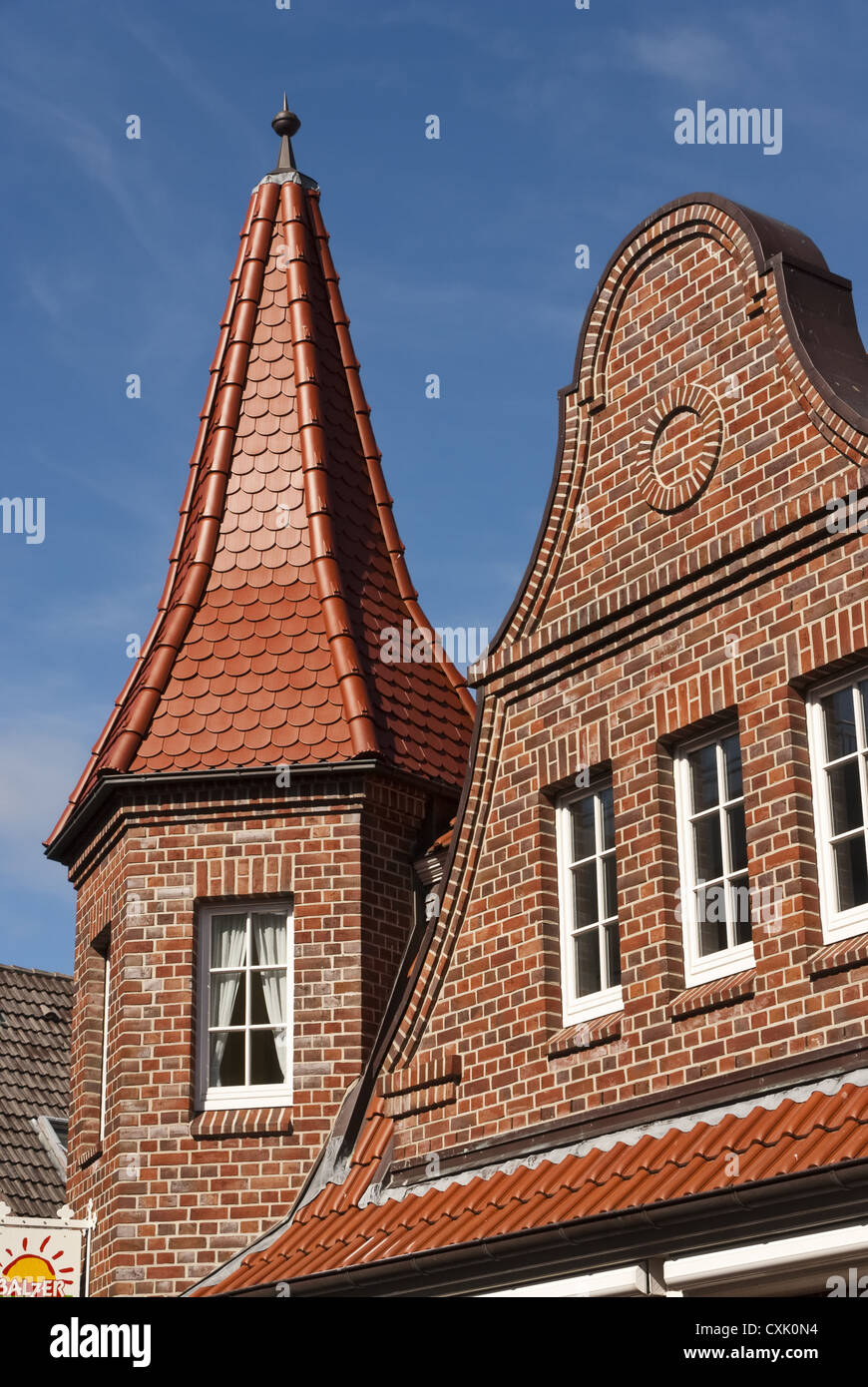 House with spire Stock Photo - Alamy