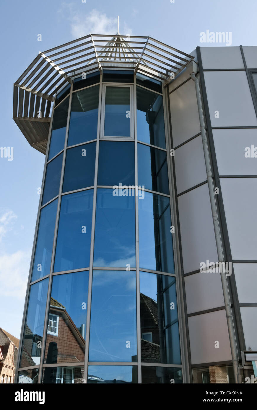 Modern business house Stock Photo - Alamy