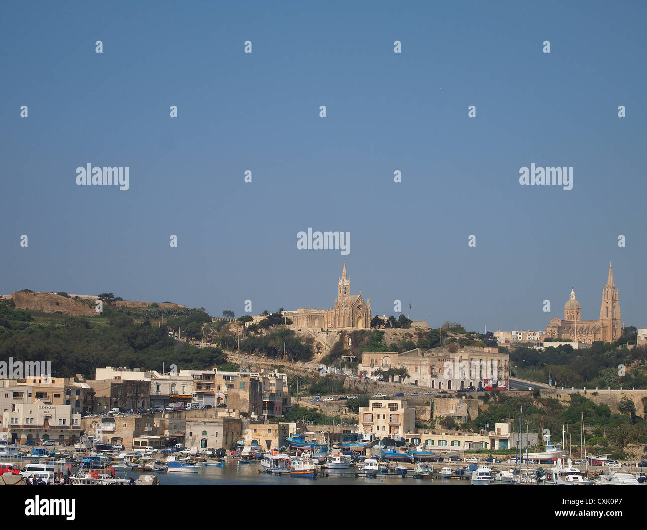 Nice view at Gozo island Stock Photo - Alamy