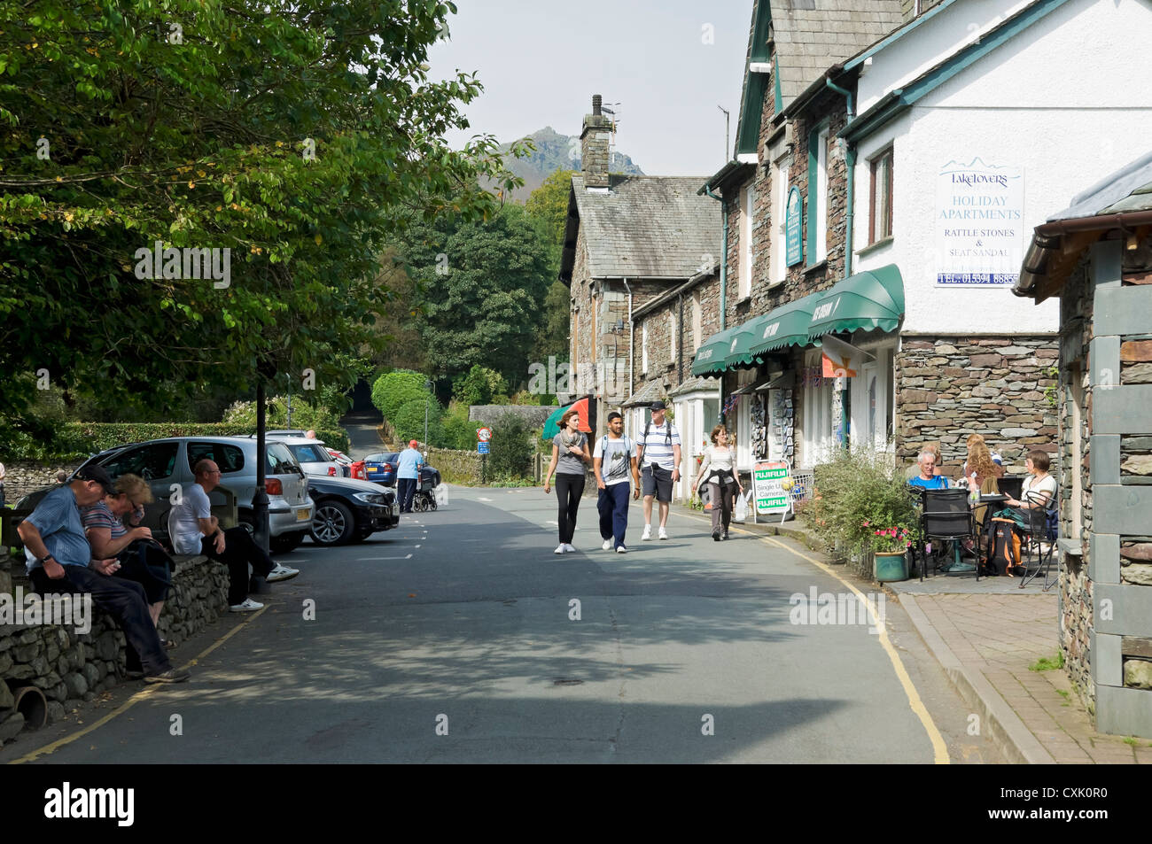 Grasmere village hi-res stock photography and images - Alamy
