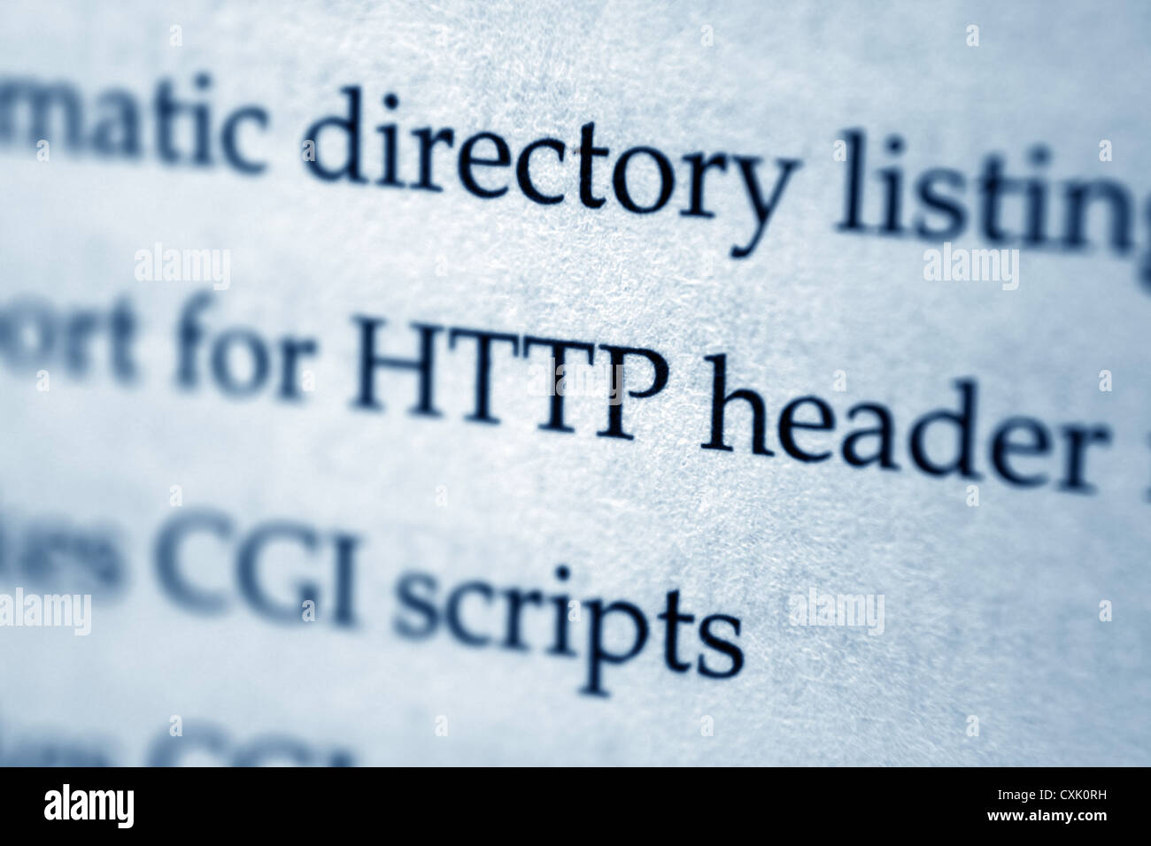 Domain application protocol text hi-res stock photography and images ...