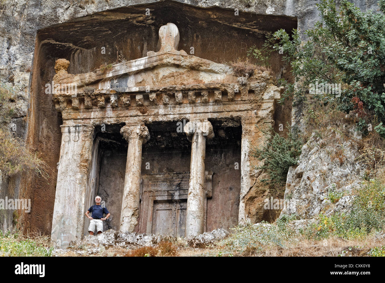 Tomb of amyntas hi-res stock photography and images - Alamy