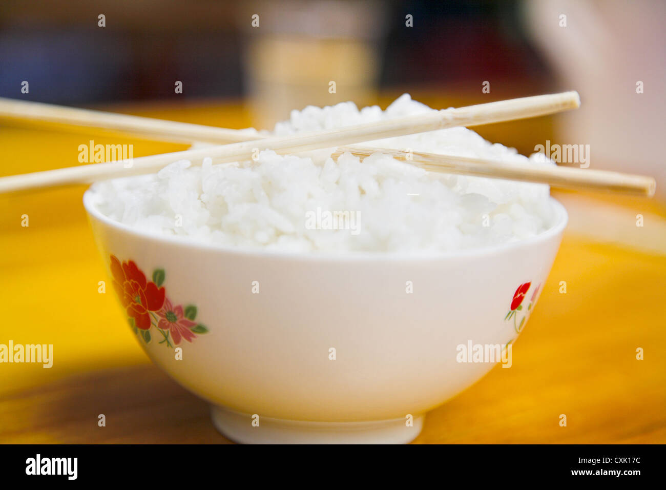 rice and chopsticks Stock Photo - Alamy