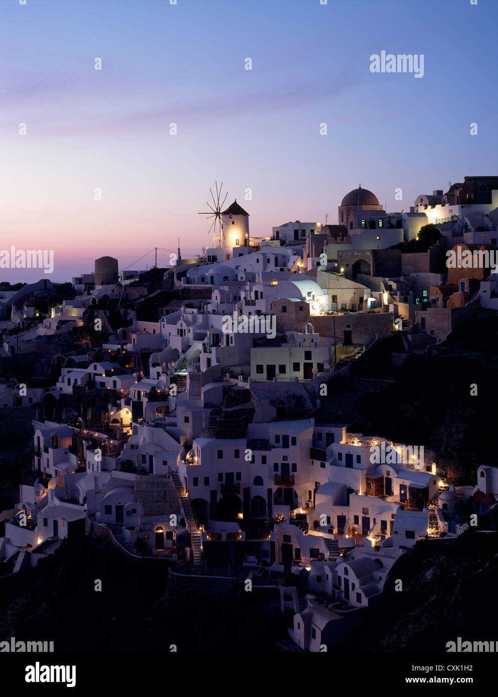 Windmills in a row sunset hi-res stock photography and images - Alamy