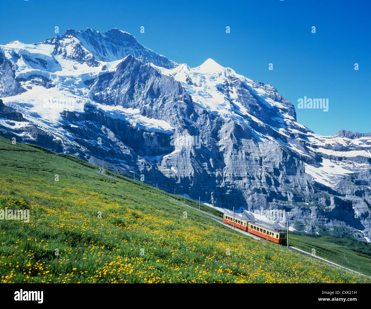 Kleine scheidegg hi-res stock photography and images - Alamy