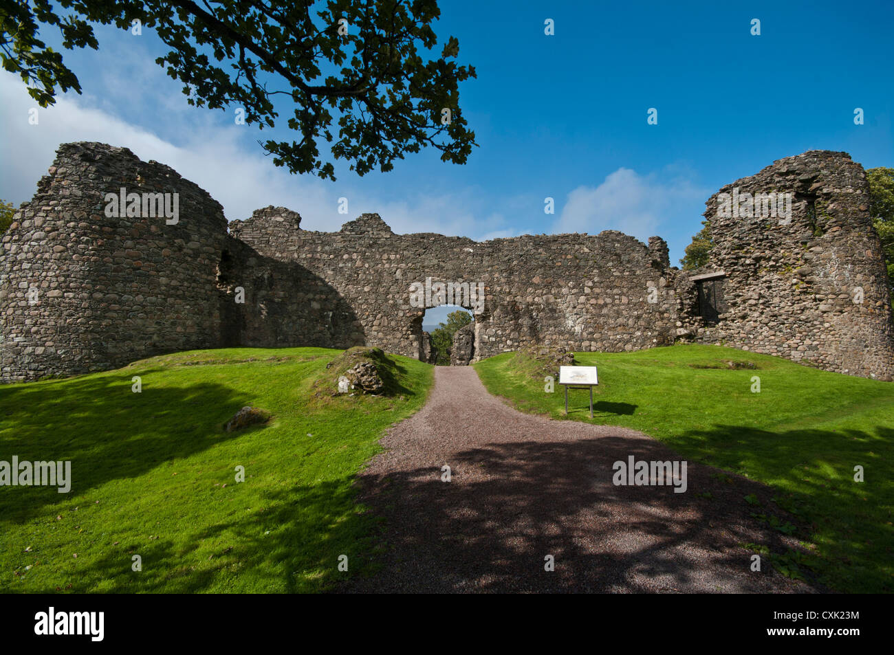 13th Century Inverlochy Castle Ruins Inverlochy Fort William Highland ...