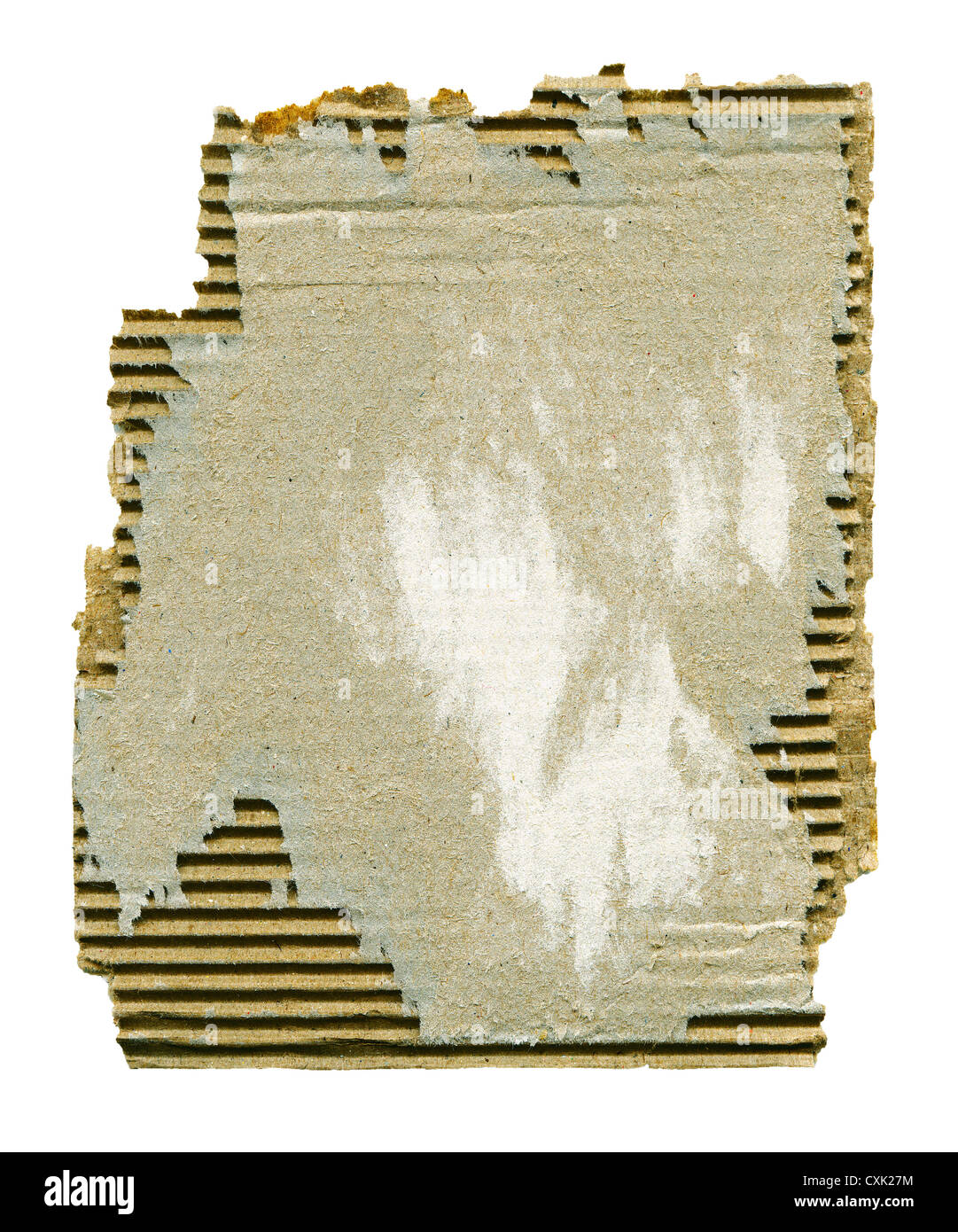 Torn cardboard isolated Stock Photo - Alamy